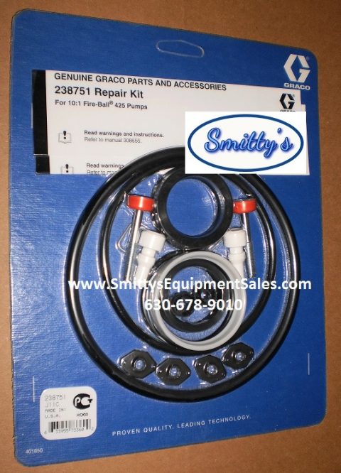 238751 Graco Repair Kit for 10:1 Fire-Ball 425 Pumps - Smitty’s ...